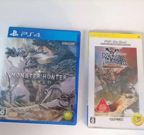 Диски игры monster hunter ps4 psp japan