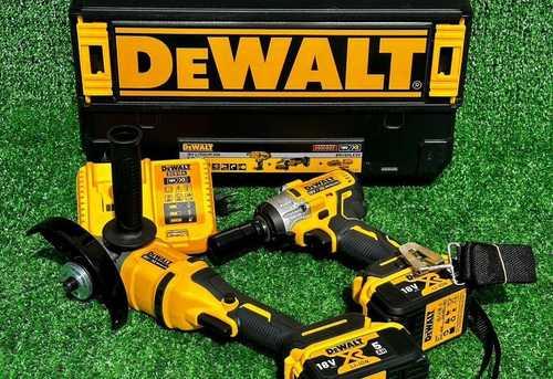 Набор 2в1 dewalt ушм + гайковёрт