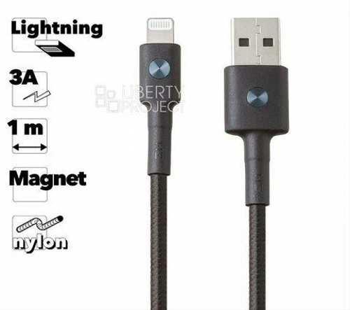 USB кабель Xiaomi ZMI Lightning MFi (1м чёрный)
