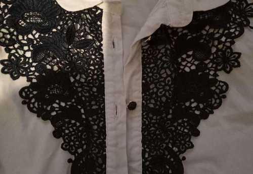 Блузка белая школьная нарядная acoola