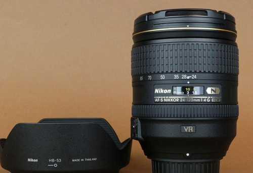 Nikon AF-S 24-120mm f/4G ED(id 62645)
