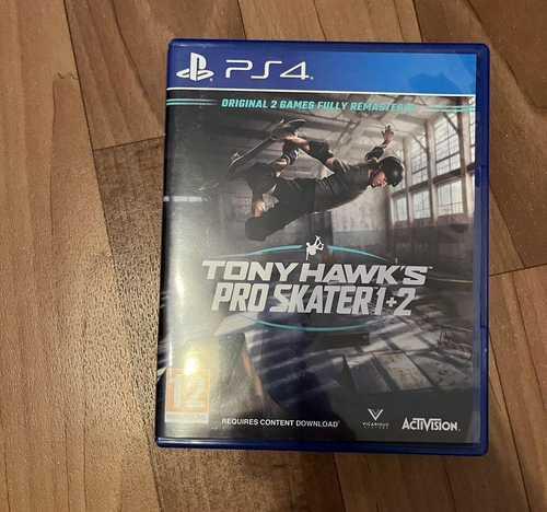 Игра на диске Tony Hawk's Pro Skater 1   2 для PS4