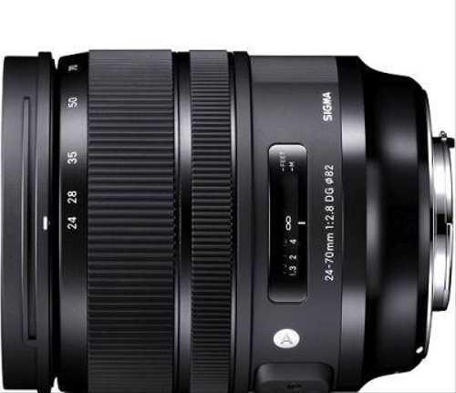 Объектив Sigma AF 24-70mm f/2.8 DG OS HSM Art Cano