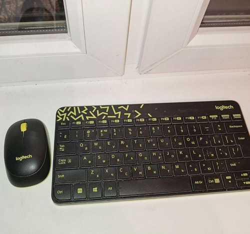 Беспроводная клавиатура и мышь Logitech MK240 Nanо