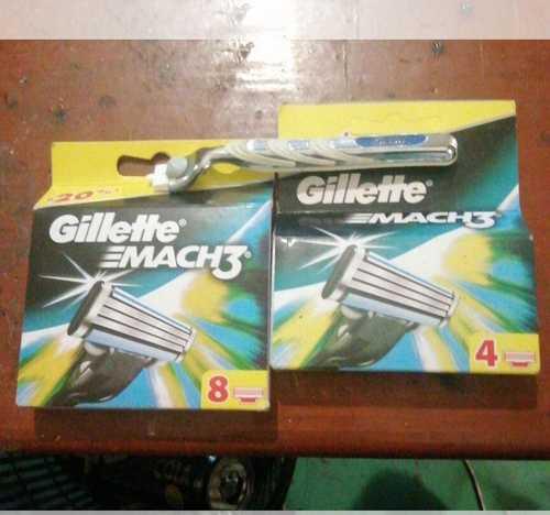 Лезвия gillette Mach3 и станок