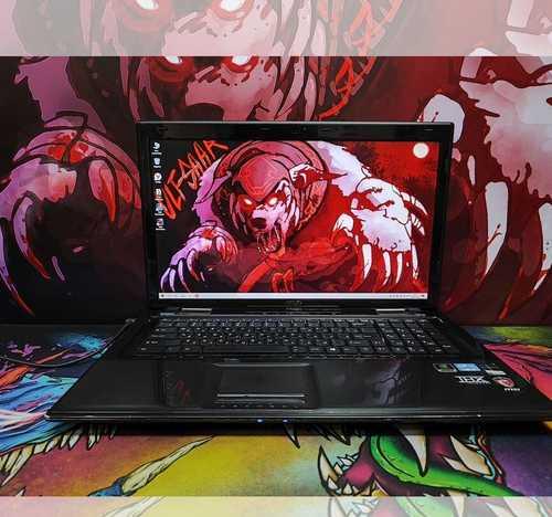 Игровой 17,3d MSI i5 GTX, 16 озу SSD