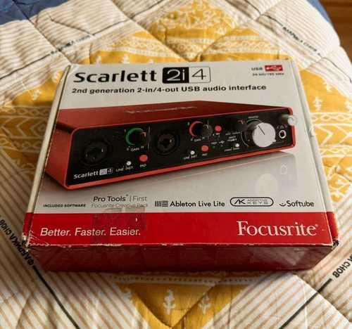 Звуковая карта focusrite 2i4 2nd gen