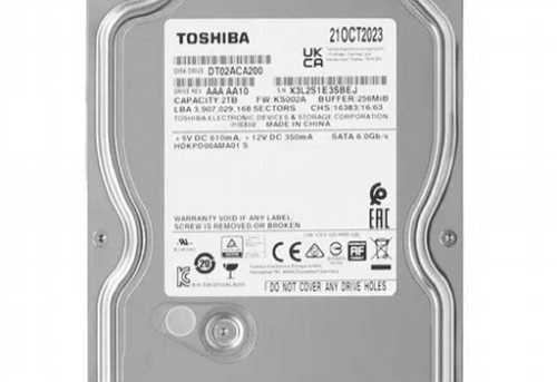 2TB Toshiba (DT02ACA200) SATA 6.0Gb/s, 7200 rpm, 2