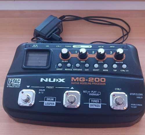 Педаль эффектов NUX MG-200