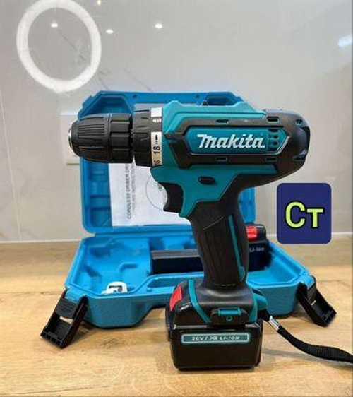 Шуруповерт makita 26v новый