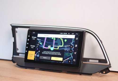 Магнитола 9" на Hyundai с Carplay, Wi-Fi +камера