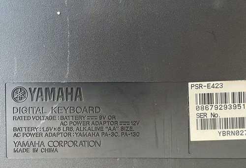 Синтезатор yamaha psr