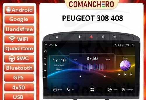 Магнитола Peugeot 308, 408 Android
