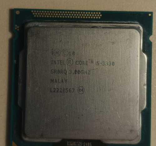 Процессор Intel core i5-3330