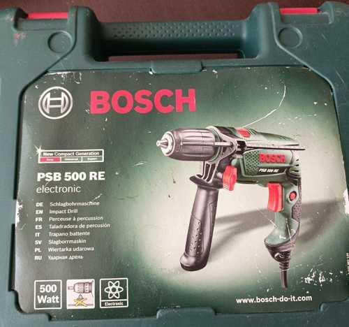 Дрель ударная bosch