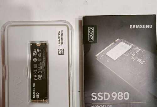 SSD накопитель Samsung 980 M.2 2280 500 гб