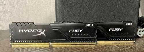 Озу DDR4 2x8GB Kingston HyperX Fury 2666MHz