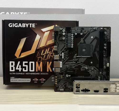 Материнская плата gigabyte B450M K