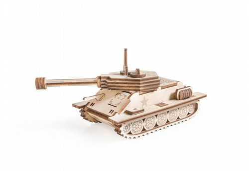 Сборная модель деревянная 3D Танк Т-34