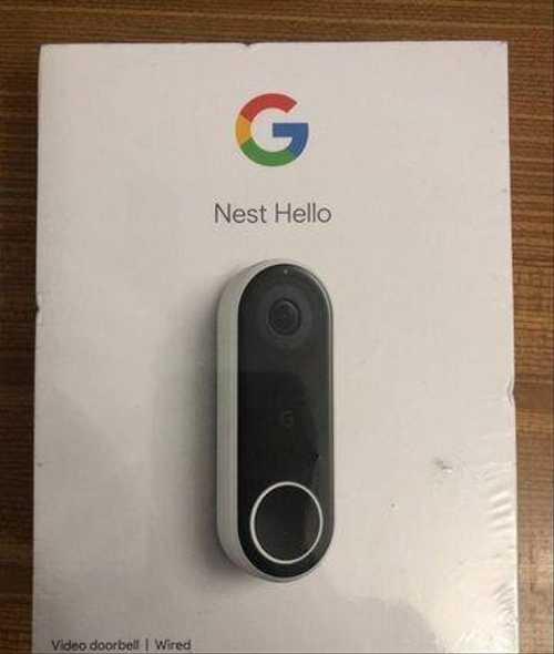 Умный дверной звонок Google Nest Hello