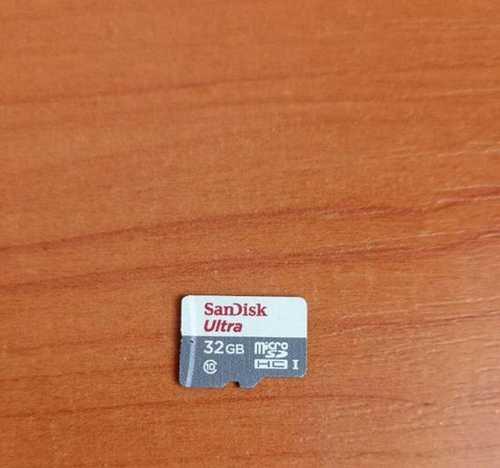 Карта памяти MicroSD 32гб
