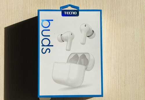 Беспроводные наушники tecno Buds1 White