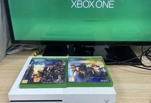 Xbox One S 500gb + 2 игры