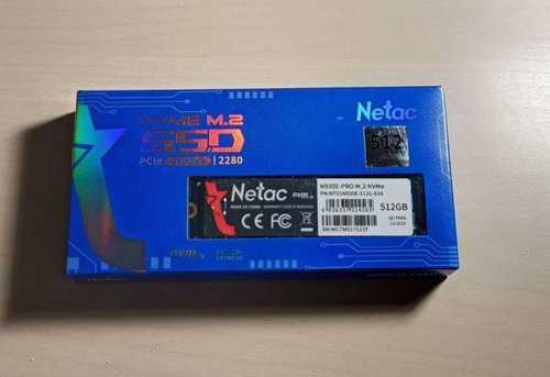SSD Netac N930E Pro M.2 2280 512 Гб