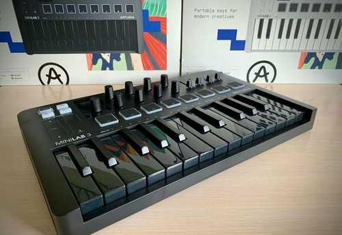 Arturia MiniLab 3 Deep Black - midi клавиатура