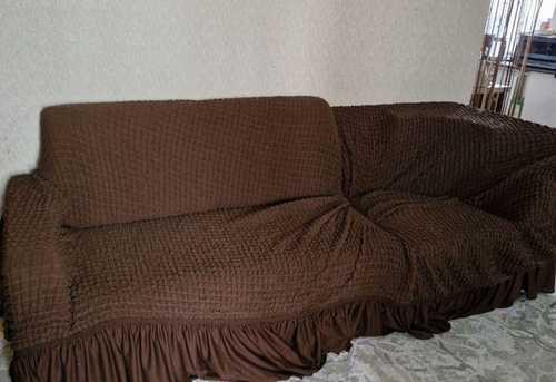 Чехол на угловой диван