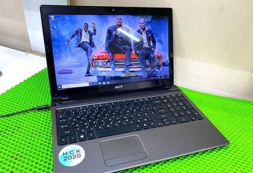 Игровой ноутбук Acer(Core i7/8Gb/SSD/GeForce 610M)