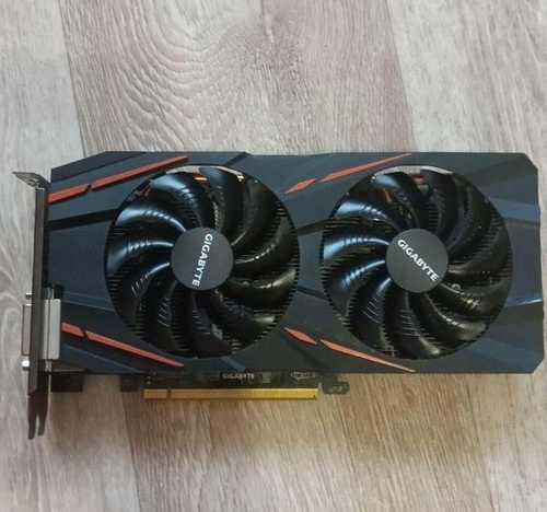 Видеокарта rx580 8gb gigabyte gaming