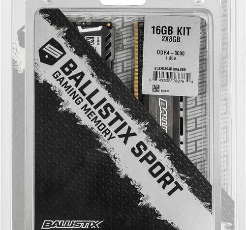 Оперативная память Crucial Ballistix Sport LT DDR4