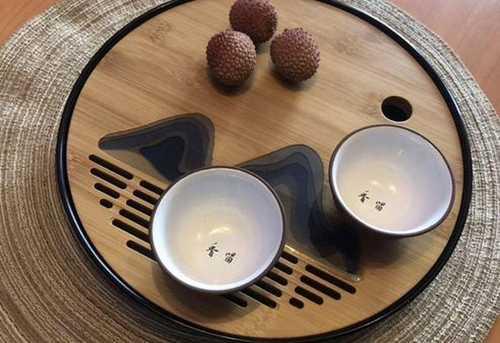 Чабань из бамбука, поднос для чая