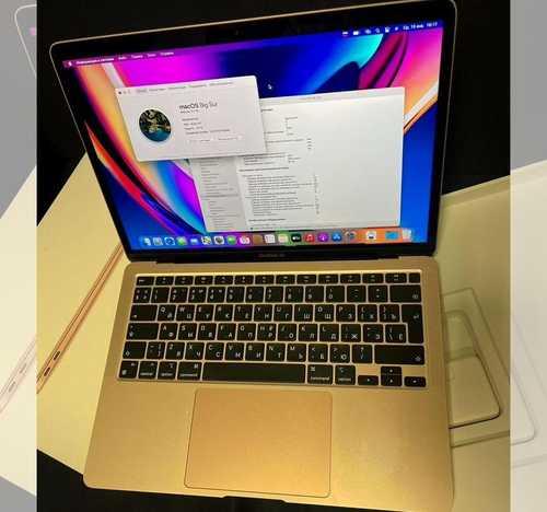 Macbook air 13 M1 16gb 1024gb gold