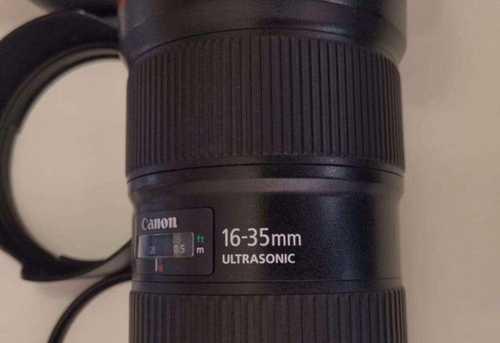 Объектив Canon 16-35mm 2.8L lll