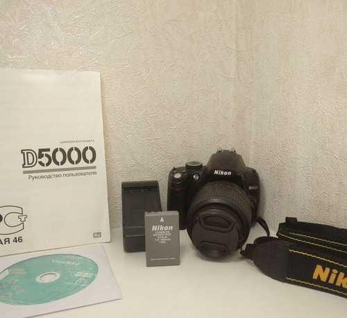 Nikon D5000 18-55mm Kit (пробег 12тыс)