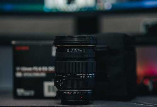 Sigma 17 50 2.8 canon