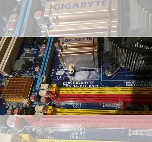 Материнская плата сокет 775 gigabyte