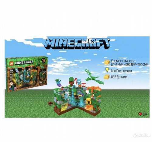 Конструктор Minecraft с LED подсветкой