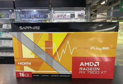 Новая Sapphire RX 7800 XT Pulse Gaming 16 gb