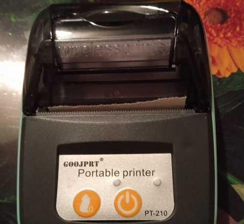 Портативный мини принтер,58 мм,с блютуз