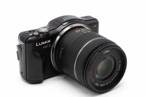 Panasonic Lumix DMC-GF3 kit black (пробег 4157 кад