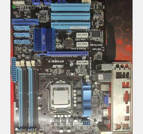 Материнская плата asus P7H55-V LGA1156