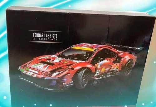 Конструктор Ferrari 488 GTE (1677 деталей, 3 кг)