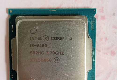 Процессор intel core i3 6100, 3.7 Ггц