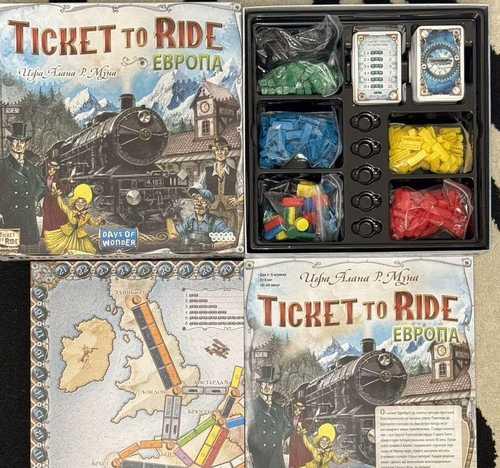 Билет на поезд Европа, Ticket to Ride Европа