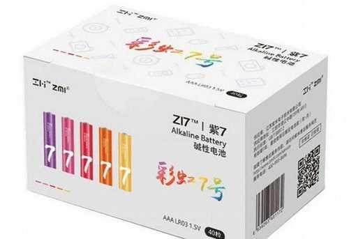 Батарейки Xiaomi ZMI Rainbow ZI7 тип AAA 40 шт