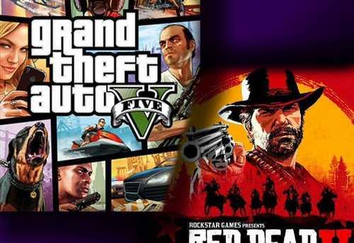 GTA V, FIFA 24, RDR 2 и другие игры PS4 PS5