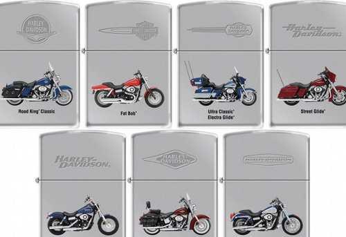 Зажигалки Zippo - Байки Harley Davidson